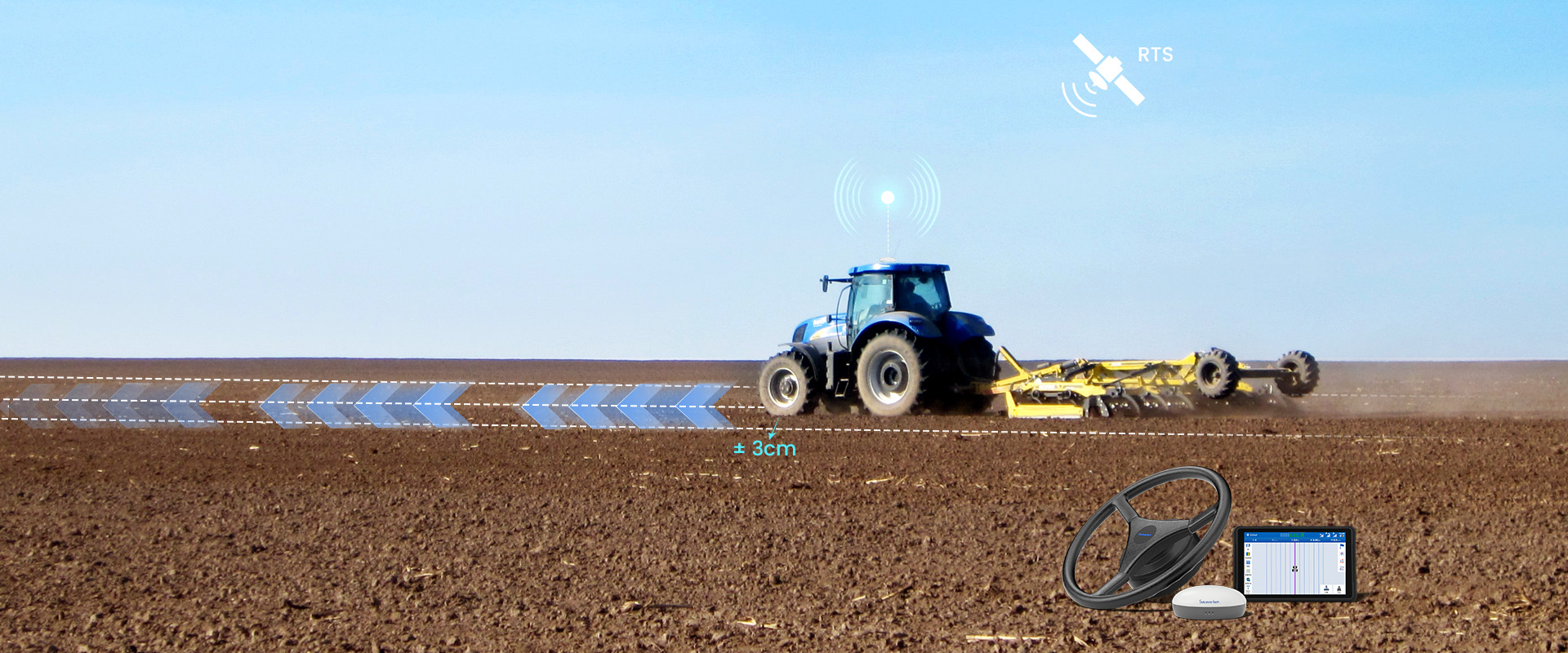 Sveaverken F100C RTS Auto Steer System: Precision without Network